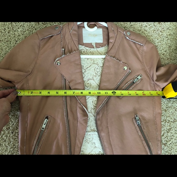 Maje | Jackets & Coats | Maje Genuine Leather Jacket | Poshmark